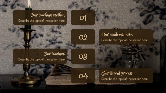 Science Academia Aesthetics School Center | Google Slides & PPT