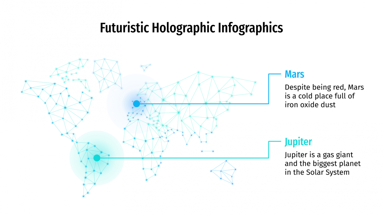 Futuristic Holographic Infographics Google Slides & PowerPoint