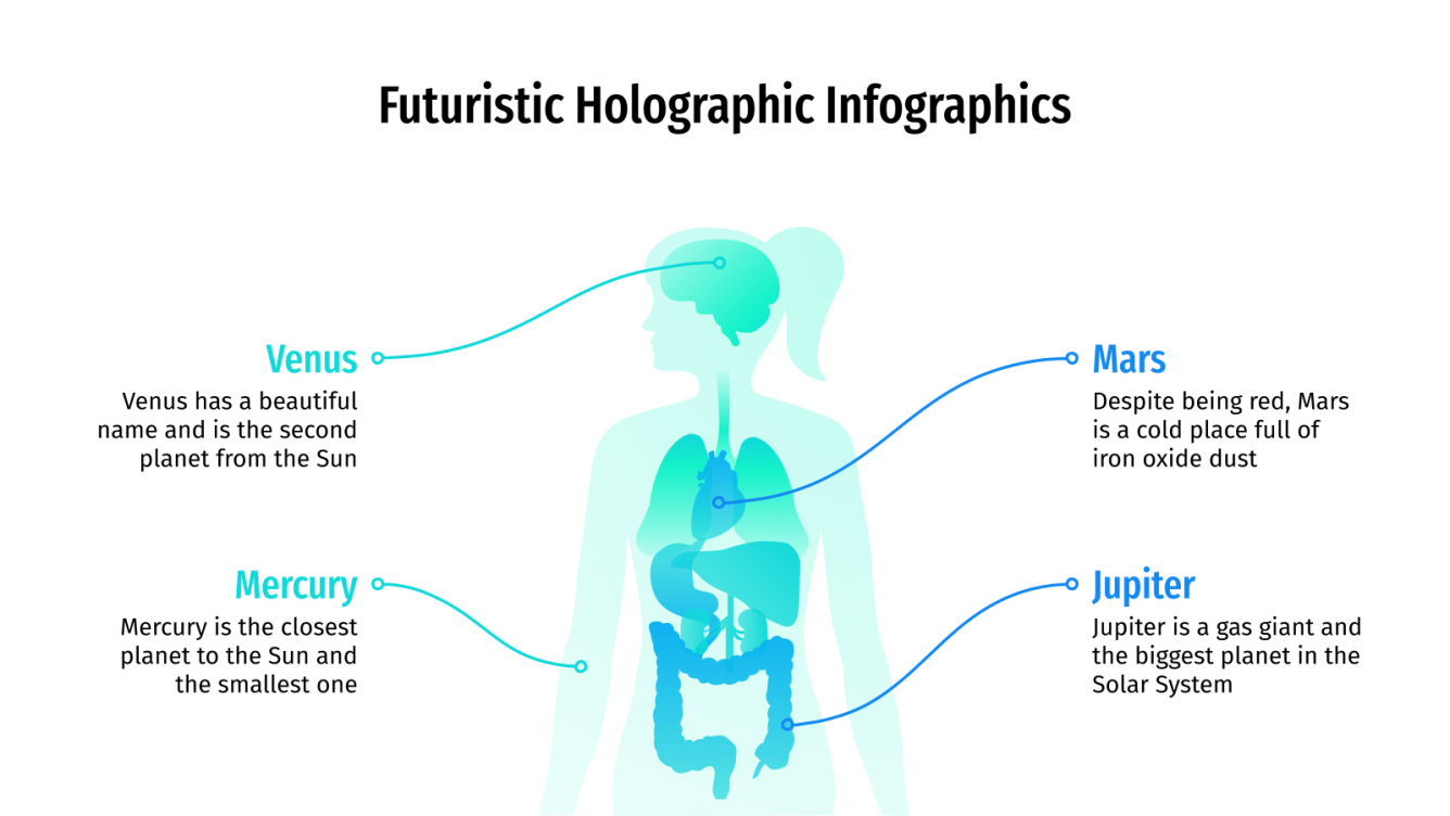 Futuristic Holographic Infographics Google Slides & PowerPoint