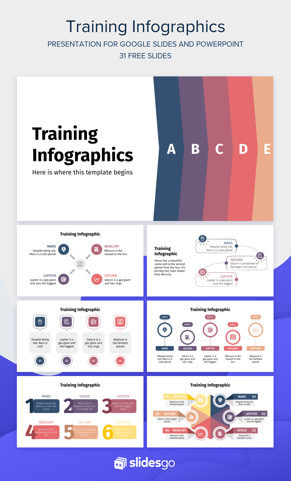 Training Infographics for Google Slides & PowerPoint