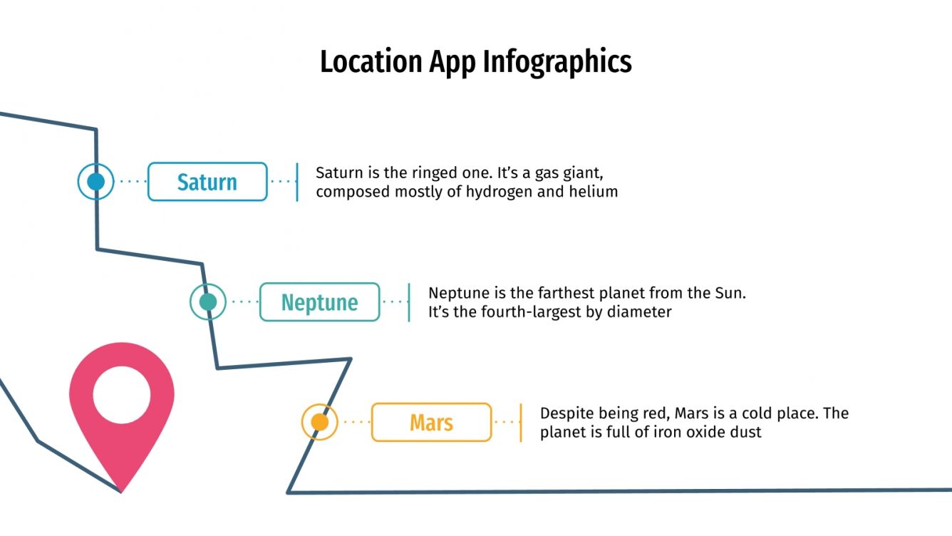 Location App Infographics for Google Slides & PowerPoint