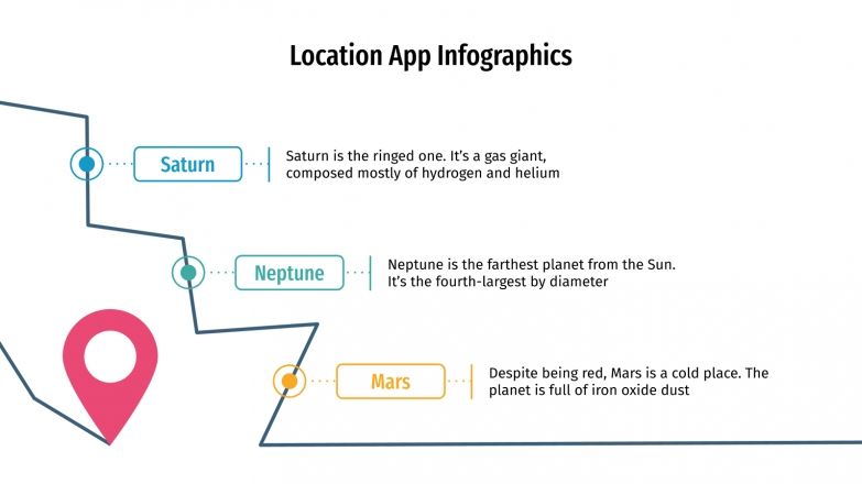 Location App Infographics for Google Slides & PowerPoint