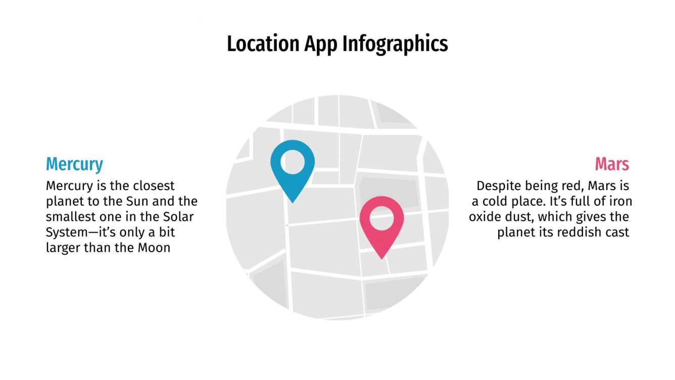 Location App Infographics for Google Slides & PowerPoint