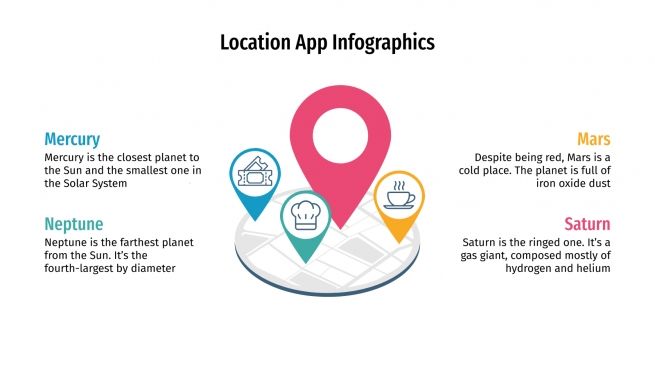 Location App Infographics for Google Slides & PowerPoint