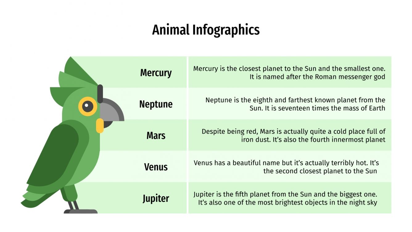 Animal Infographics for Google Slides & PowerPoint