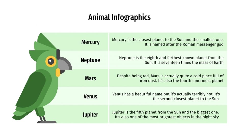 Animal Infographics for Google Slides & PowerPoint