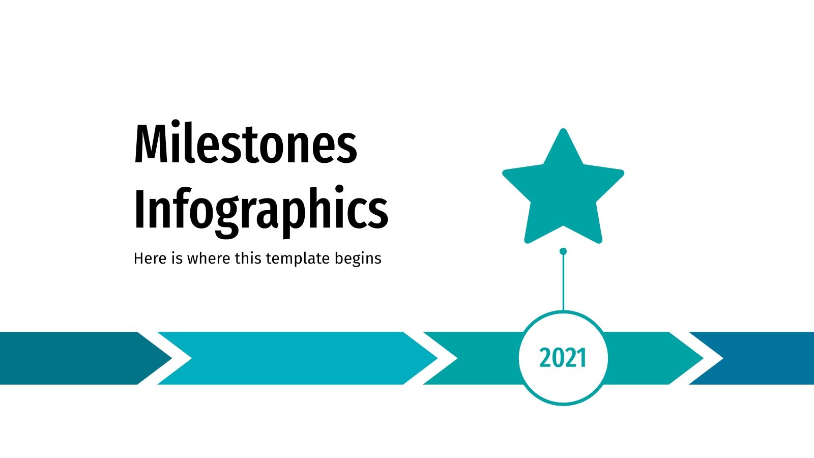 Milestones Infographics for Google Slides & PowerPoint