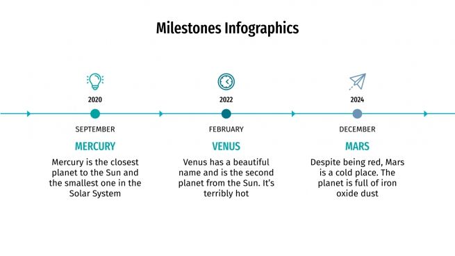 Milestones Infographics for Google Slides & PowerPoint