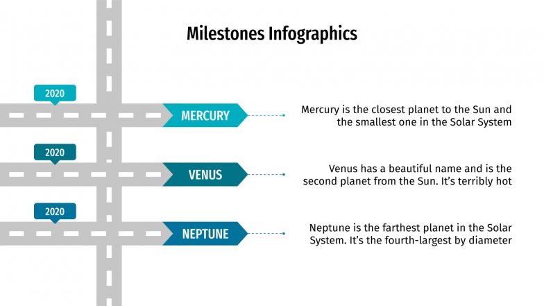 Milestones Infographics for Google Slides & PowerPoint