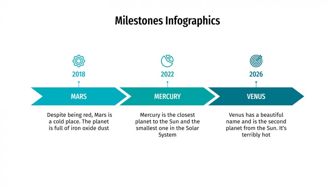Milestones Infographics for Google Slides & PowerPoint