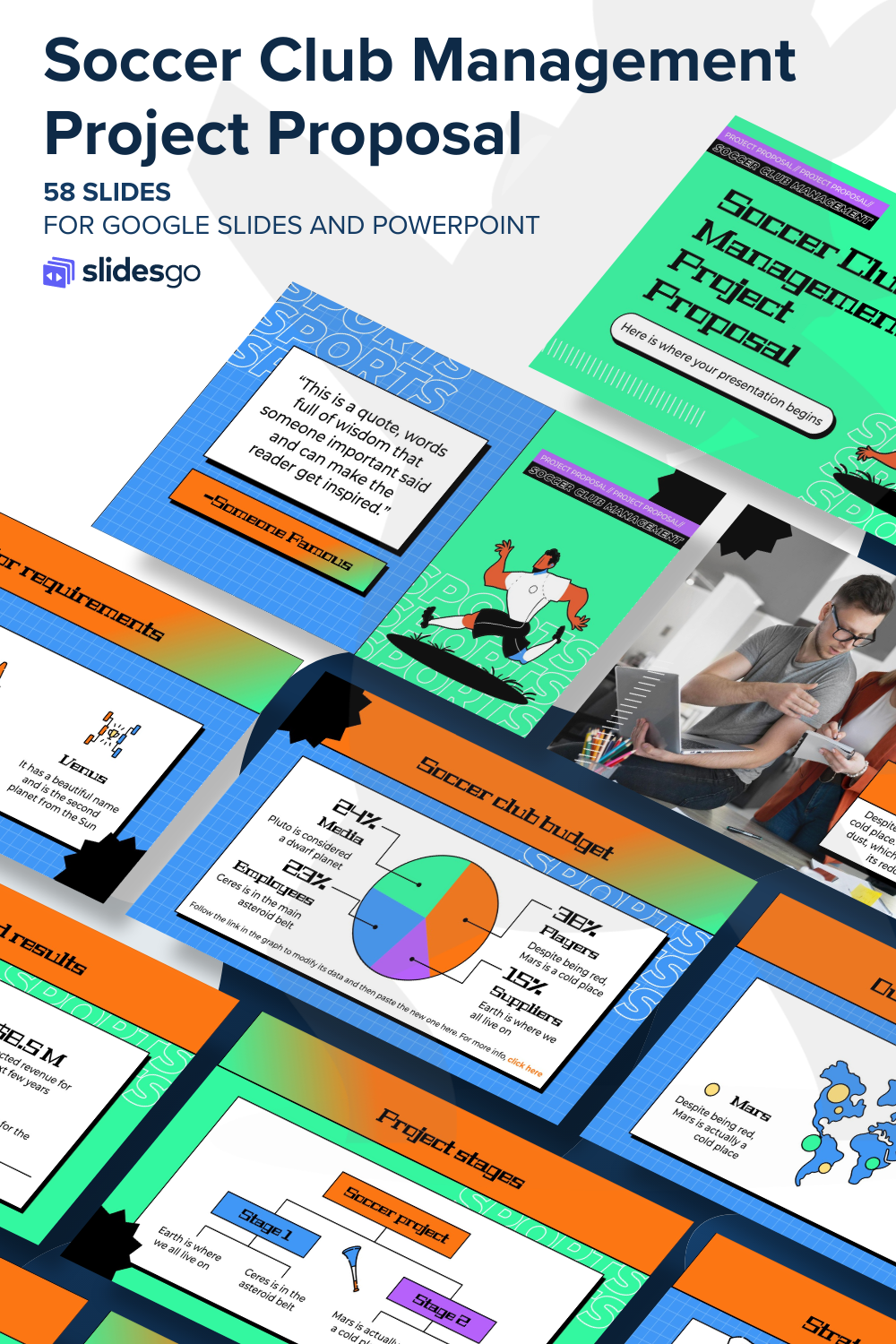 Soccer Club Management Project Proposal | Google Slides & PPT