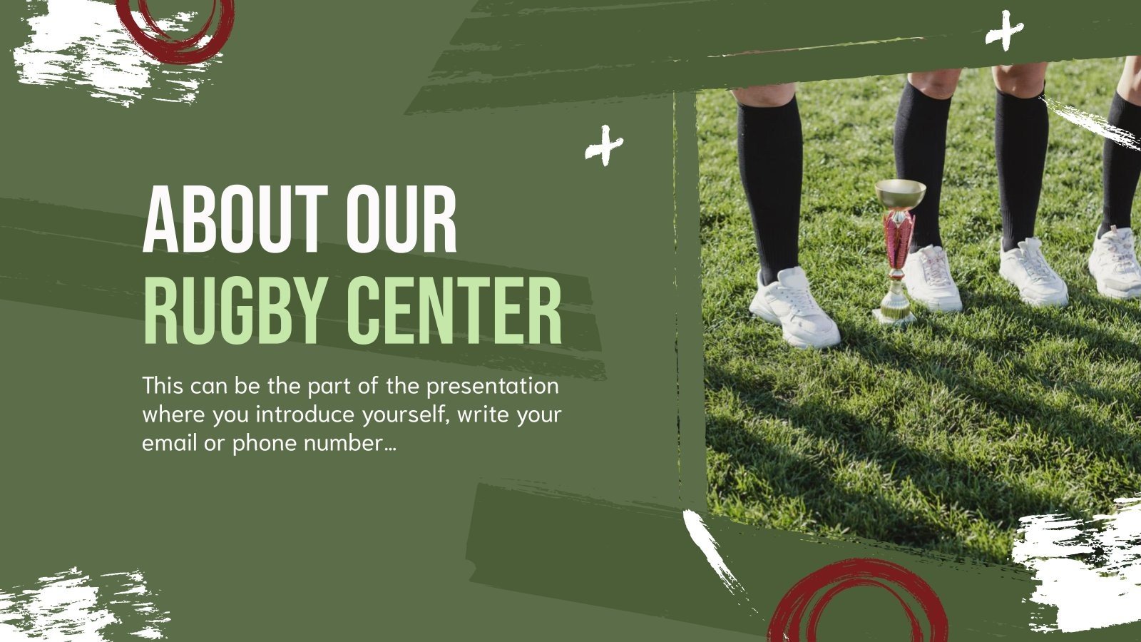 Rugby Sports Center | Google Slides & PowerPoint