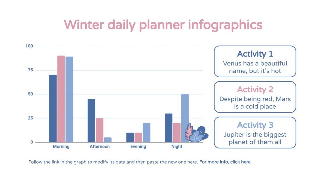 Winter Daily Planner Infographics | Google Slides & PowerPoint