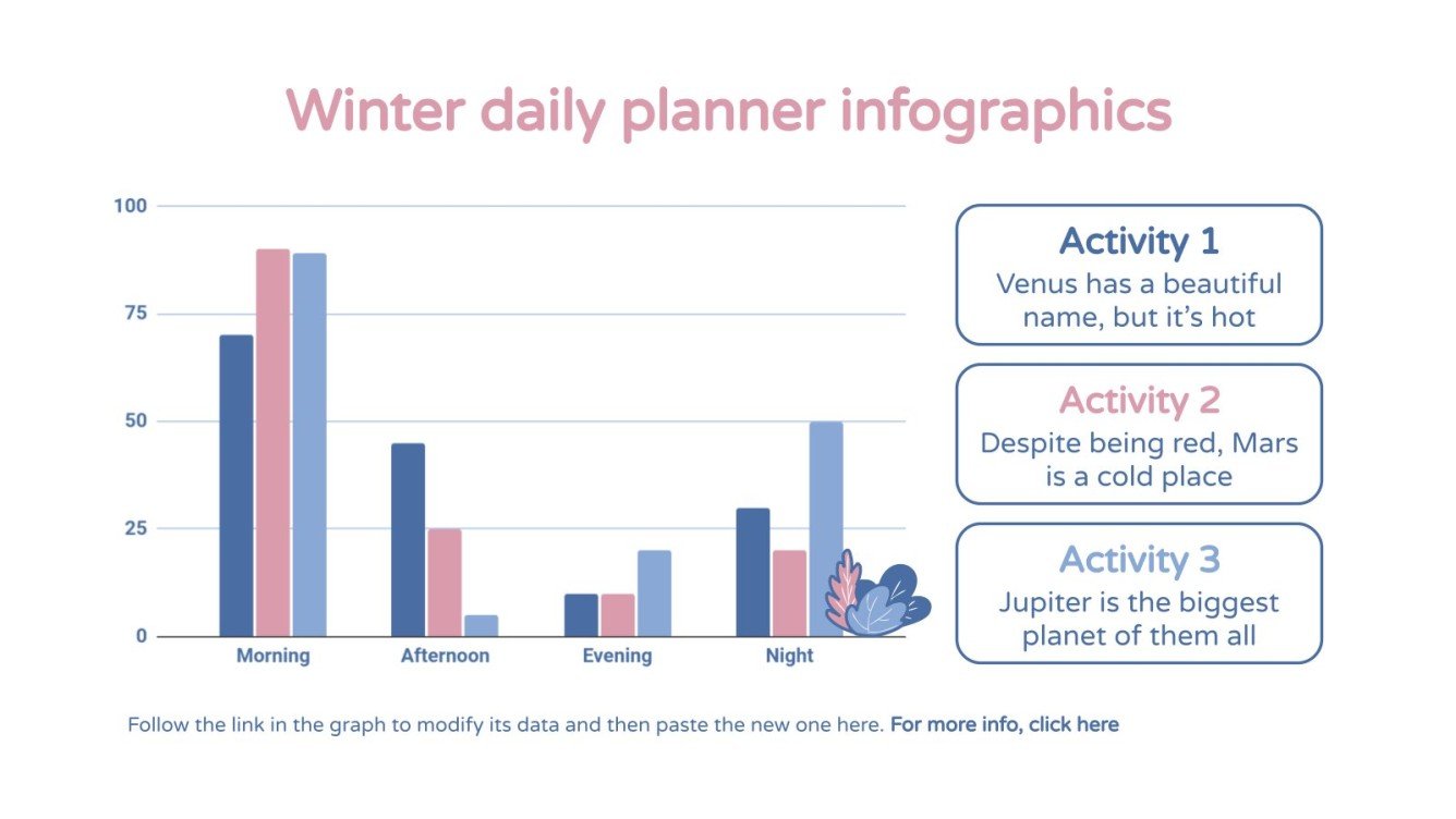 Winter Daily Planner Infographics | Google Slides & PowerPoint