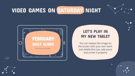 February Daily Slides Google Slides & PowerPoint template