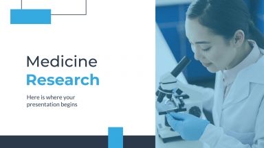 Medicine Research Google Slides & PowerPoint template