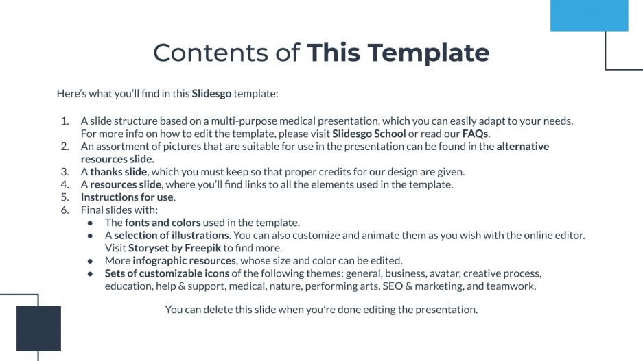 Medicine Research Google Slides & PowerPoint template