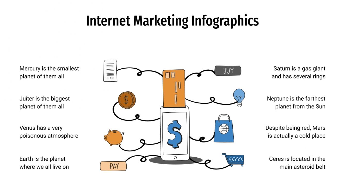 Internet Marketing Infographics for Google Slides & PowerPoint