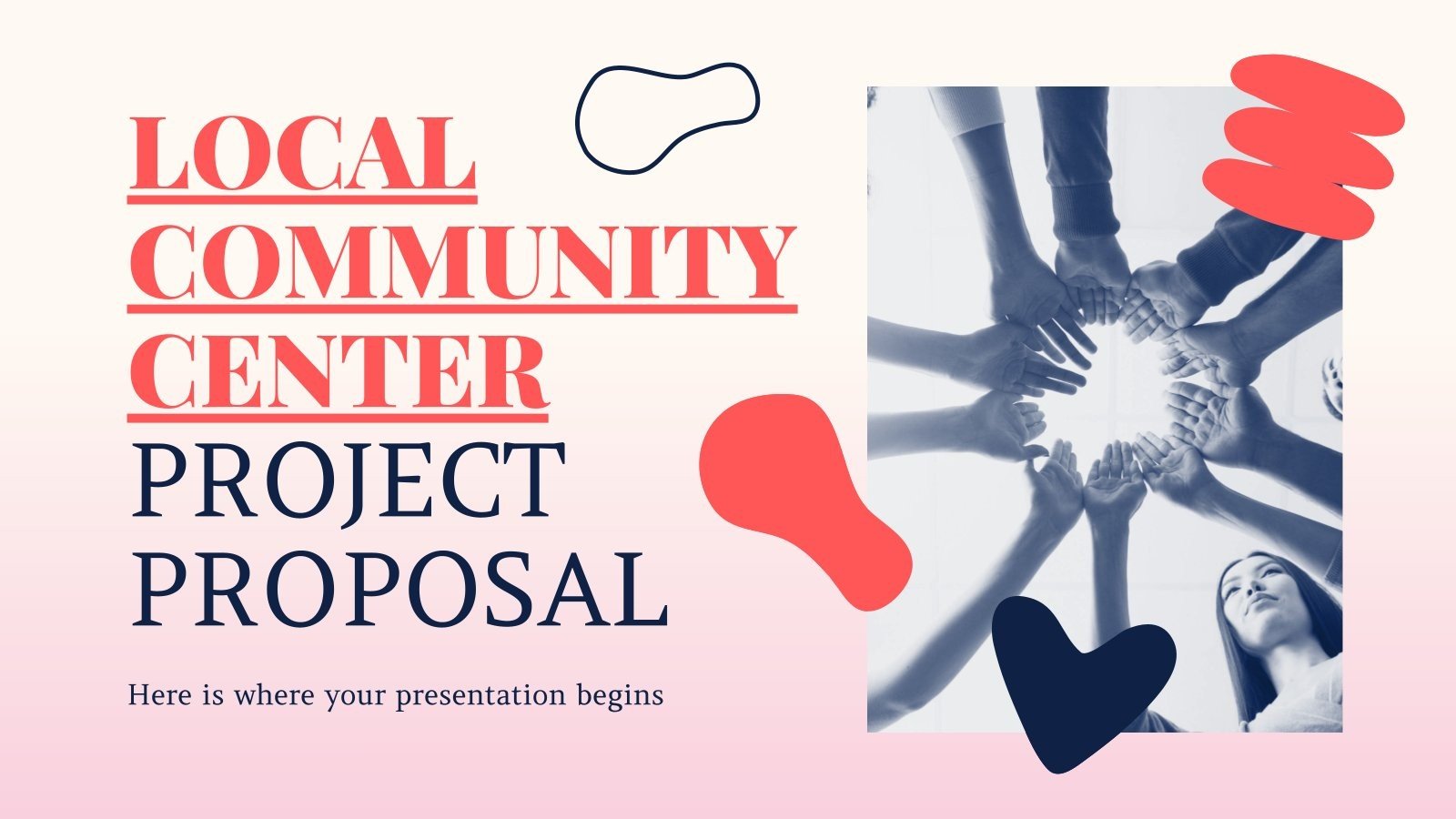Local Community Center Project Proposal | Google Slides & PPT