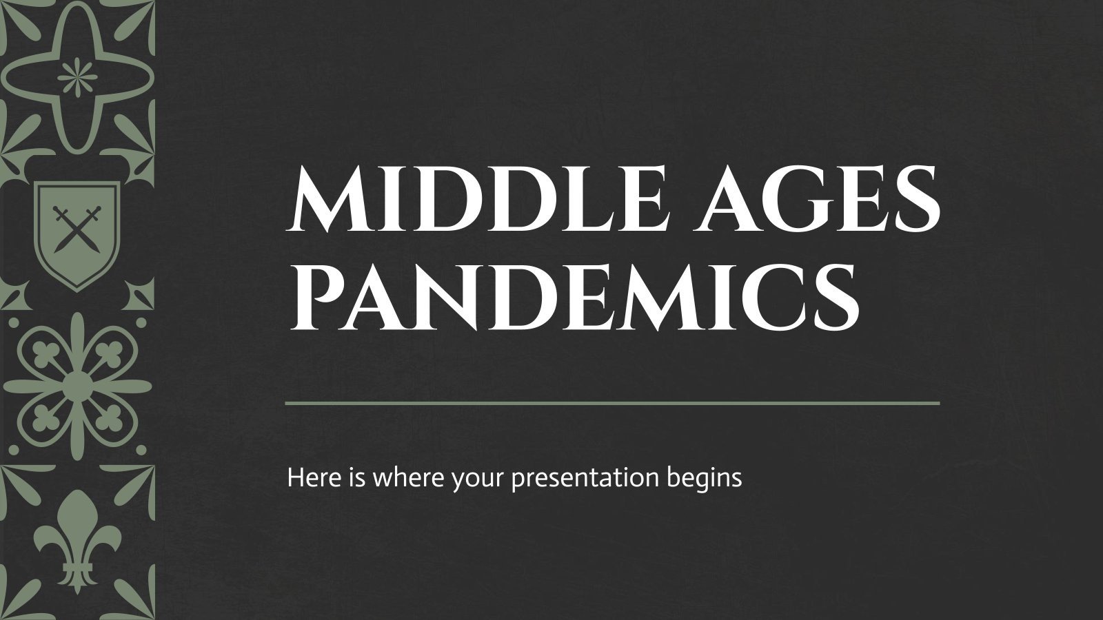 Middle Ages Epidemics | Google Slides & PowerPoint template