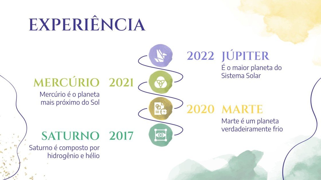 CV de artista brasileño | Tema de Google Slides y PowerPoint