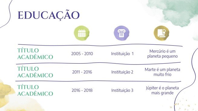 Brazilian Artist CV | Google Slides & PowerPoint template