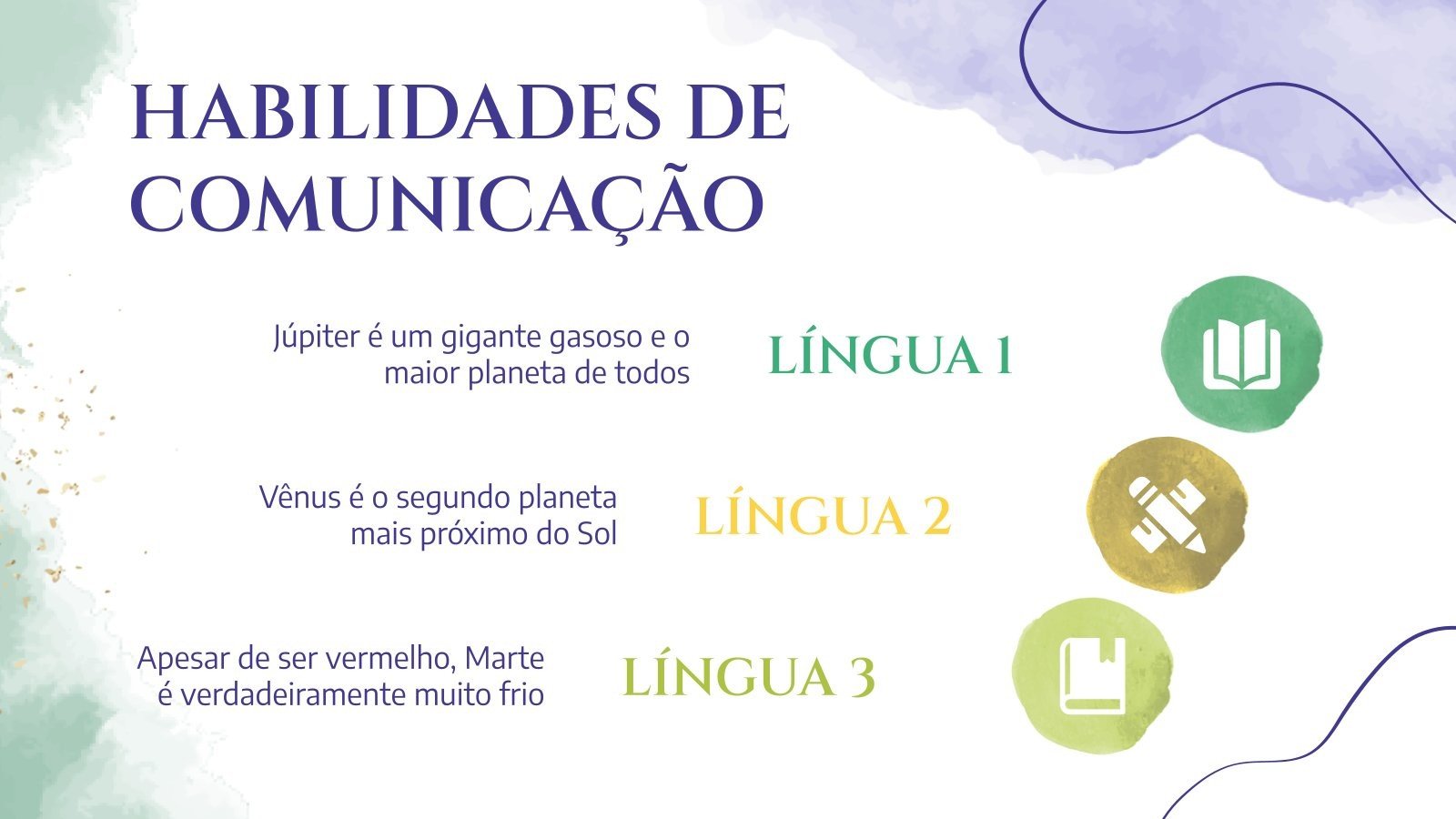 CV de artista brasileño | Tema de Google Slides y PowerPoint