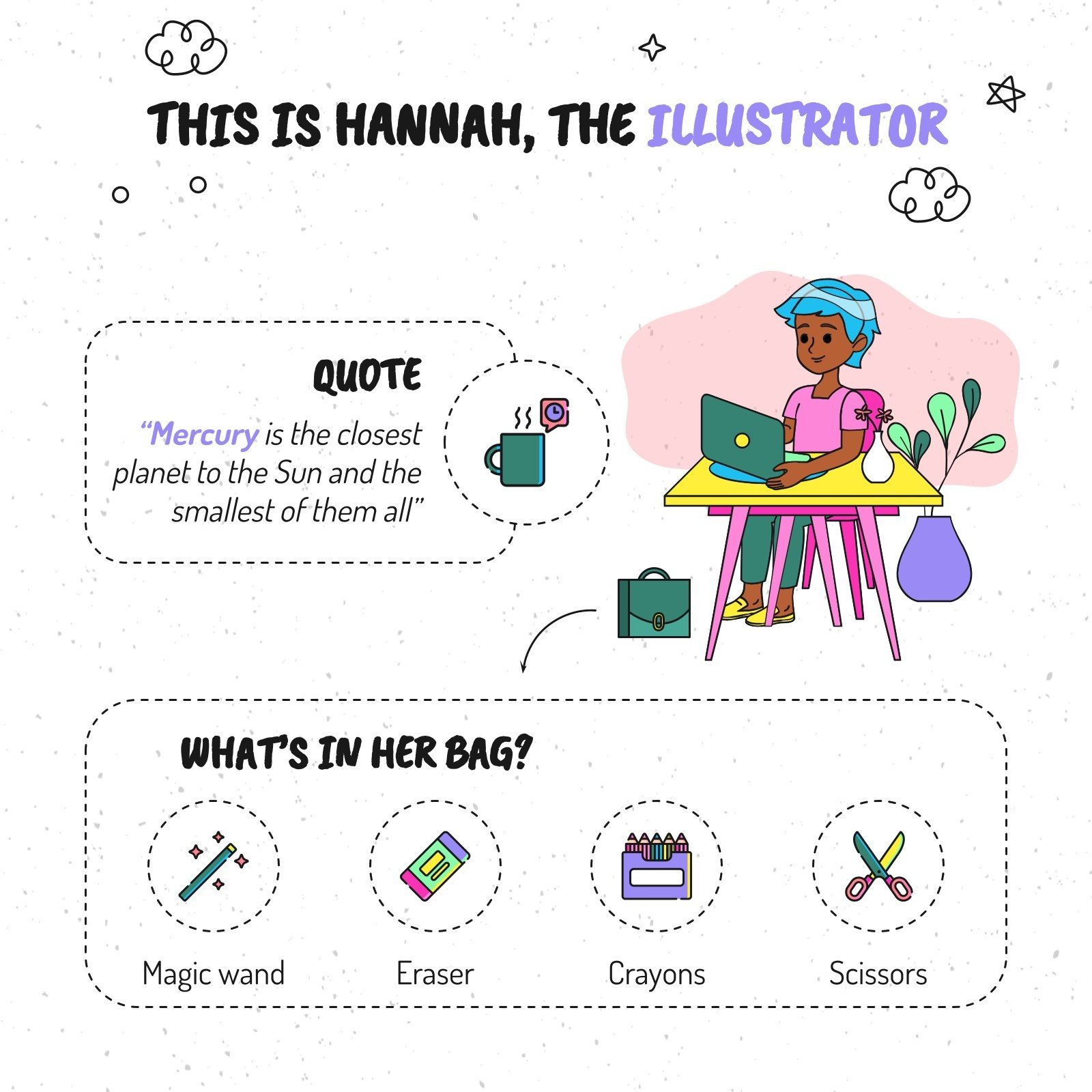 Meet the Artists! IG Square Post | Google Slides & PPT