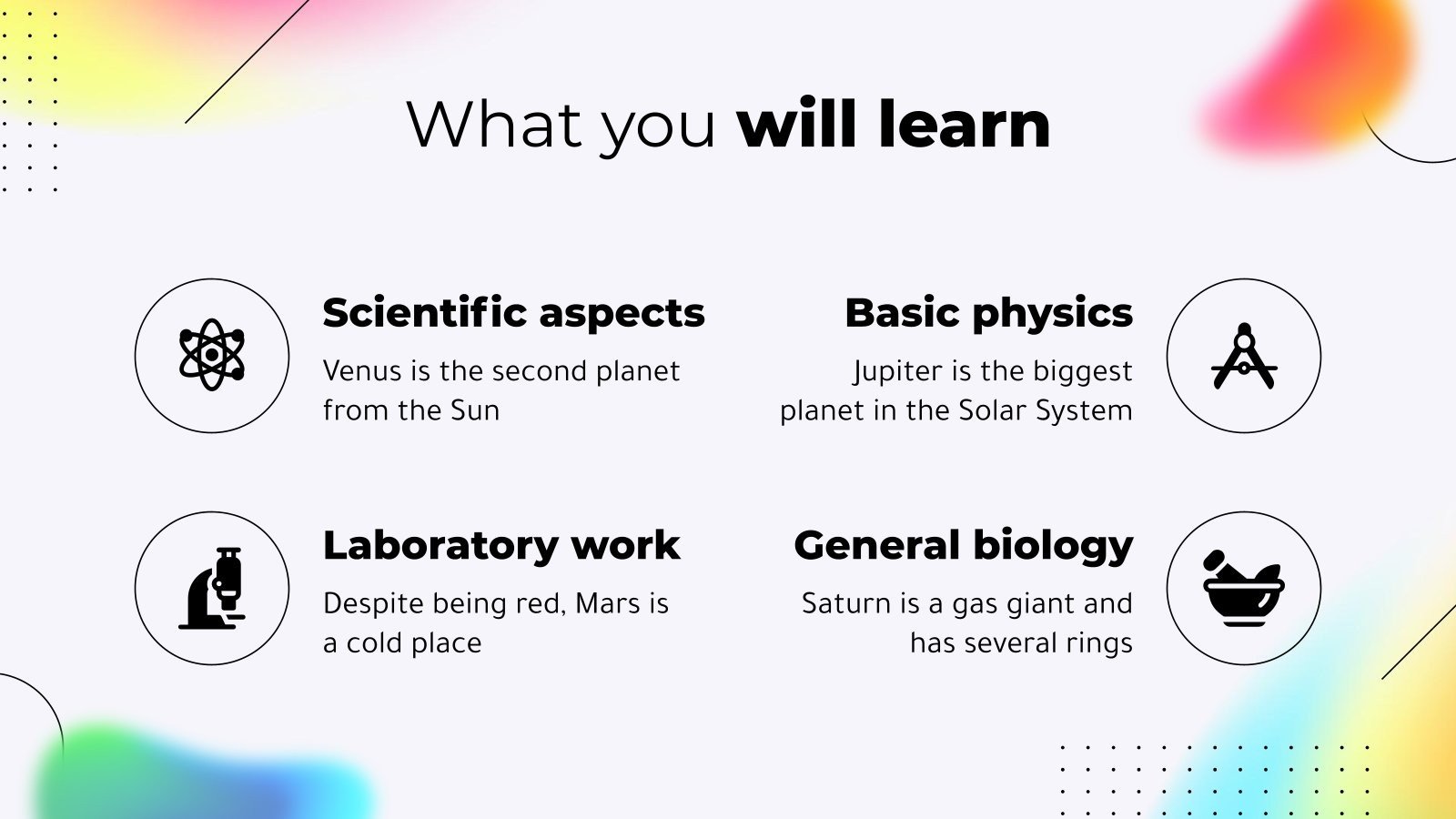 College: Food Sciences & Technology | Google Slides & PPT