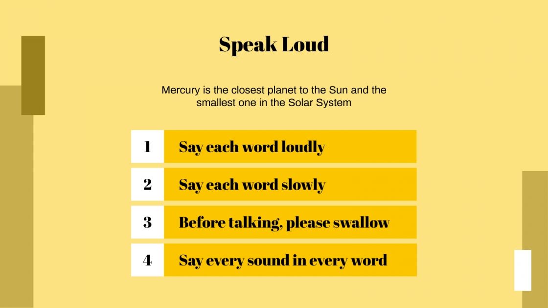 Increasing Speech Intelligibility Google Slides & PPT template