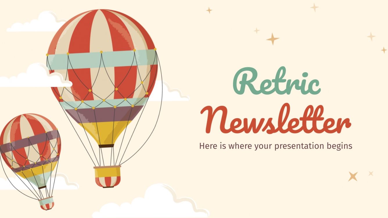 Newsletter Retric | Plantilla de Google Slides y PowerPoint
