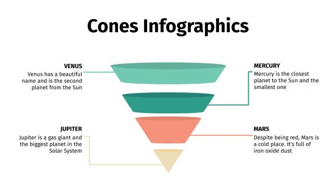 Cones Infographics for Google Slides & PowerPoint