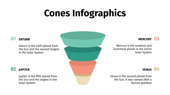 Page 2 | Cones Infographics for Google Slides & PowerPoint
