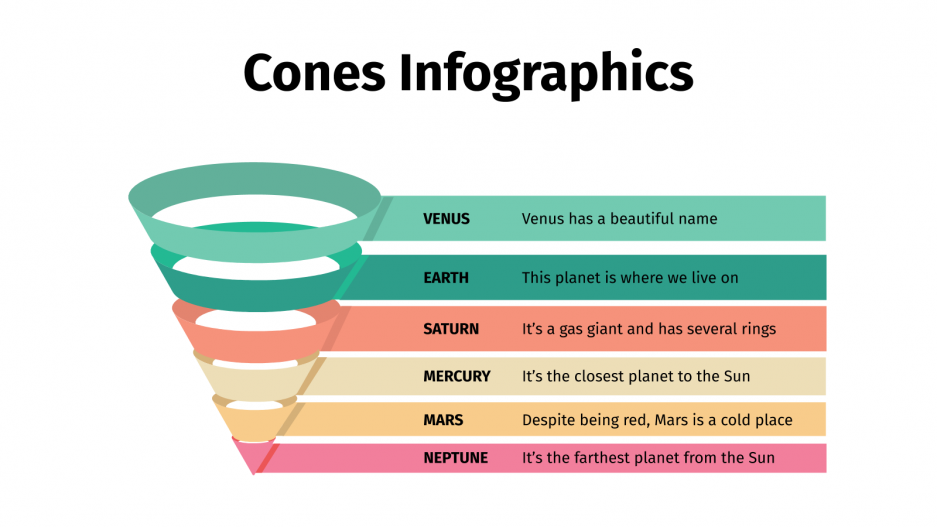 Cones Infographics for Google Slides & PowerPoint