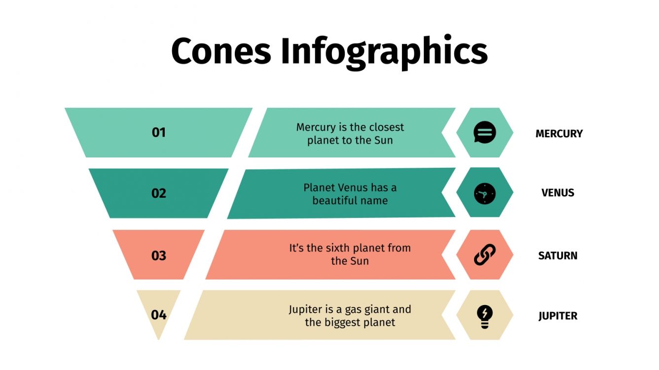 Cones Infographics for Google Slides & PowerPoint
