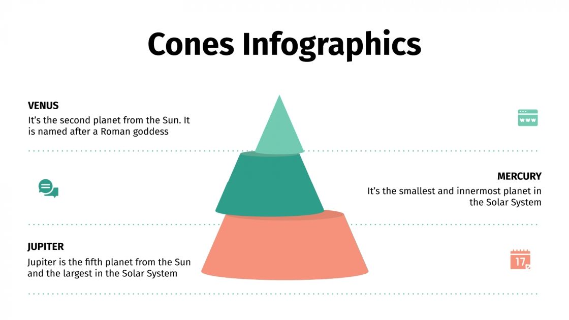 Cones Infographics for Google Slides & PowerPoint