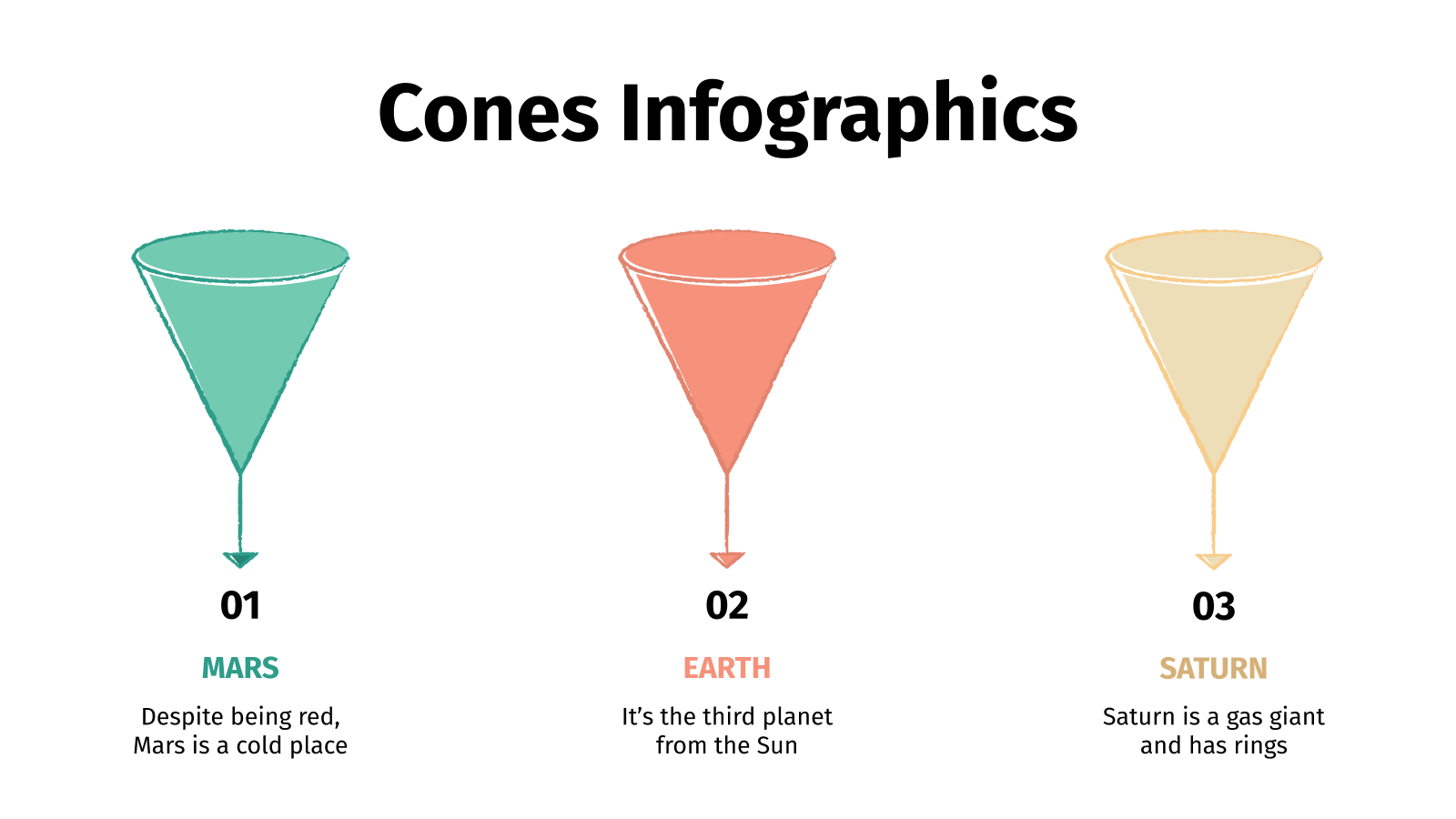 Cones Infographics for Google Slides & PowerPoint
