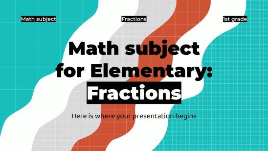 Math Subject for Elementary - 1st Grade: Fractions