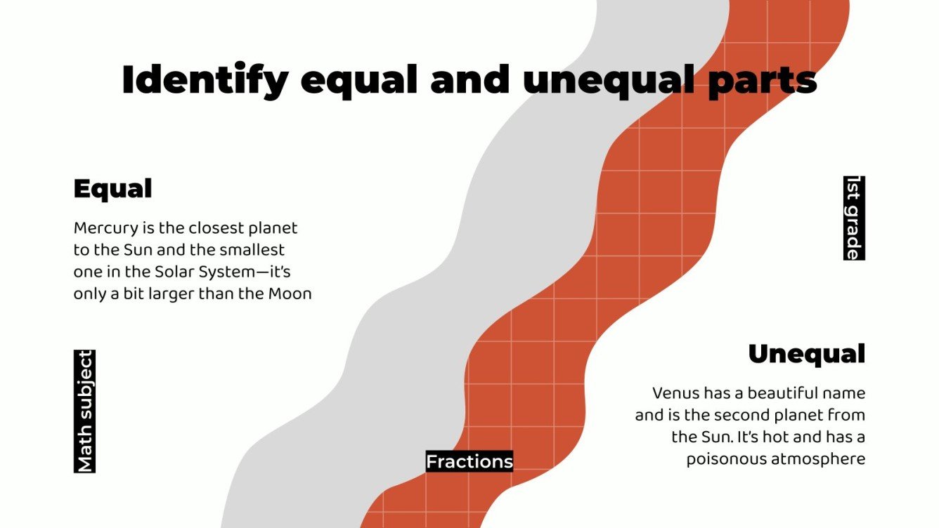 Math Subject for Elementary - 1st Grade: Fractions