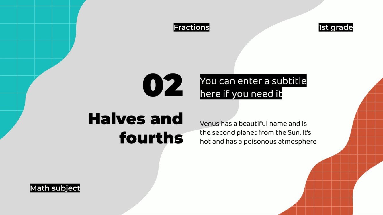 Math Subject for Elementary - 1st Grade: Fractions