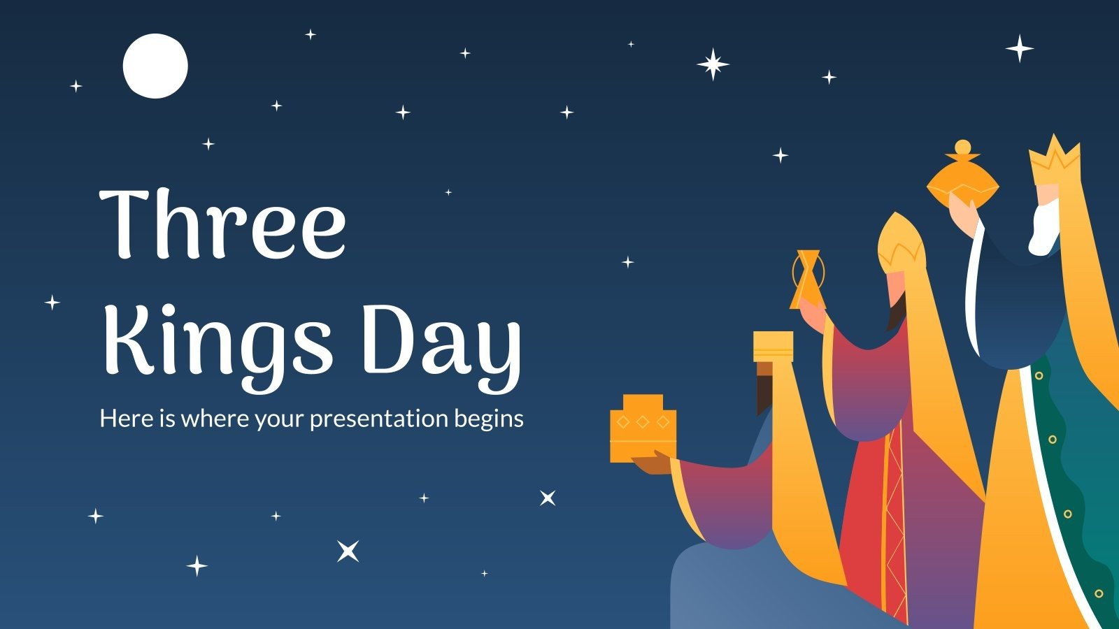 Los Reyes Magos | Google Slides y PowerPoint