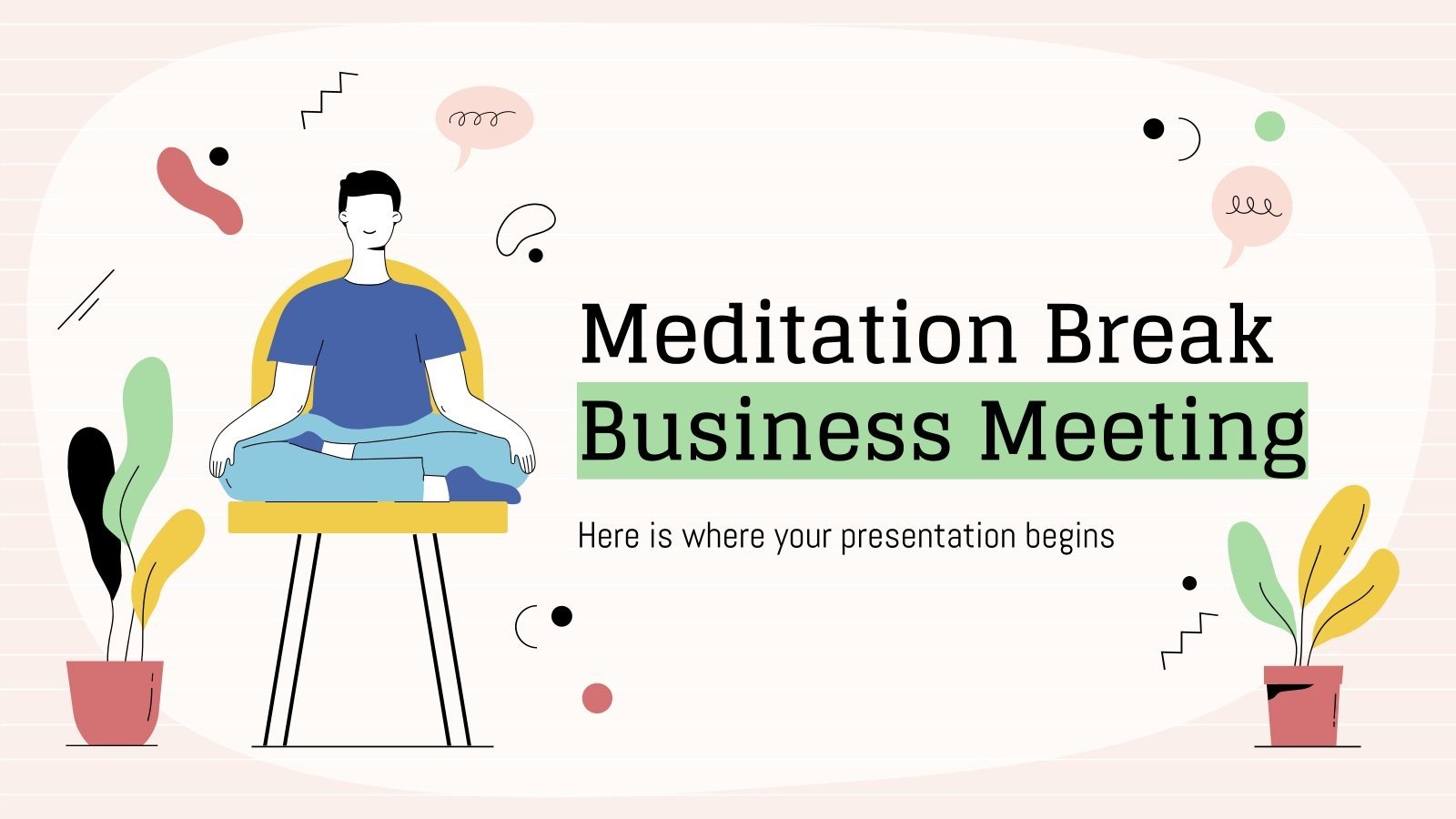 Free Google Slides and PPT Templates about Meditation