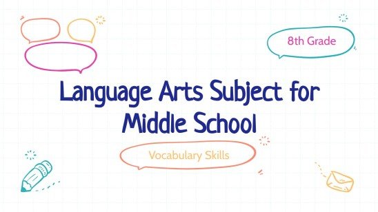 Vocabulary Skills for Middle School | Google Slides & PPT