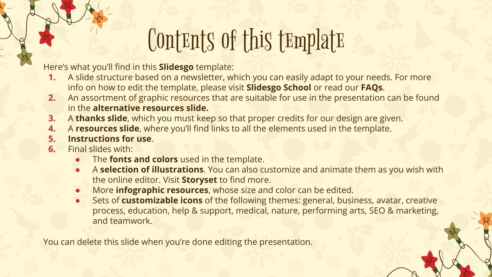 Christmas Toys Newsletter | Google Slides & PowerPoint