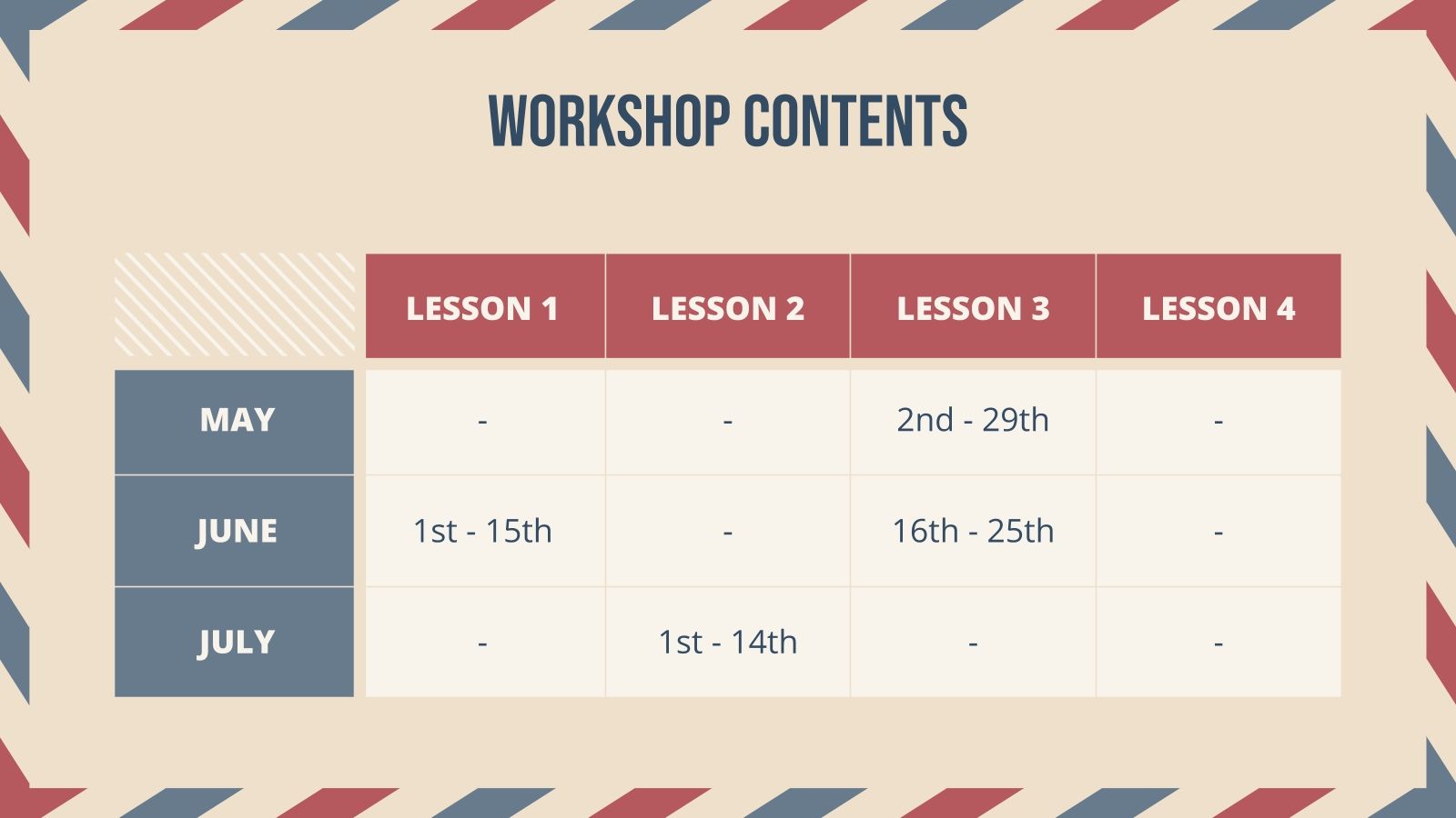 Stamping Workshop Google Slides theme & PowerPoint template