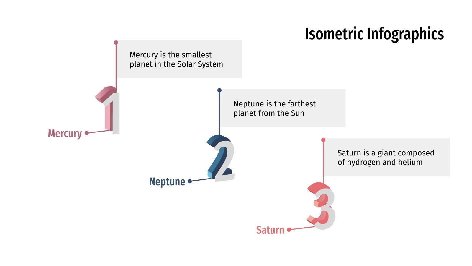 Isometric Infographics for Google Slides & PowerPoint