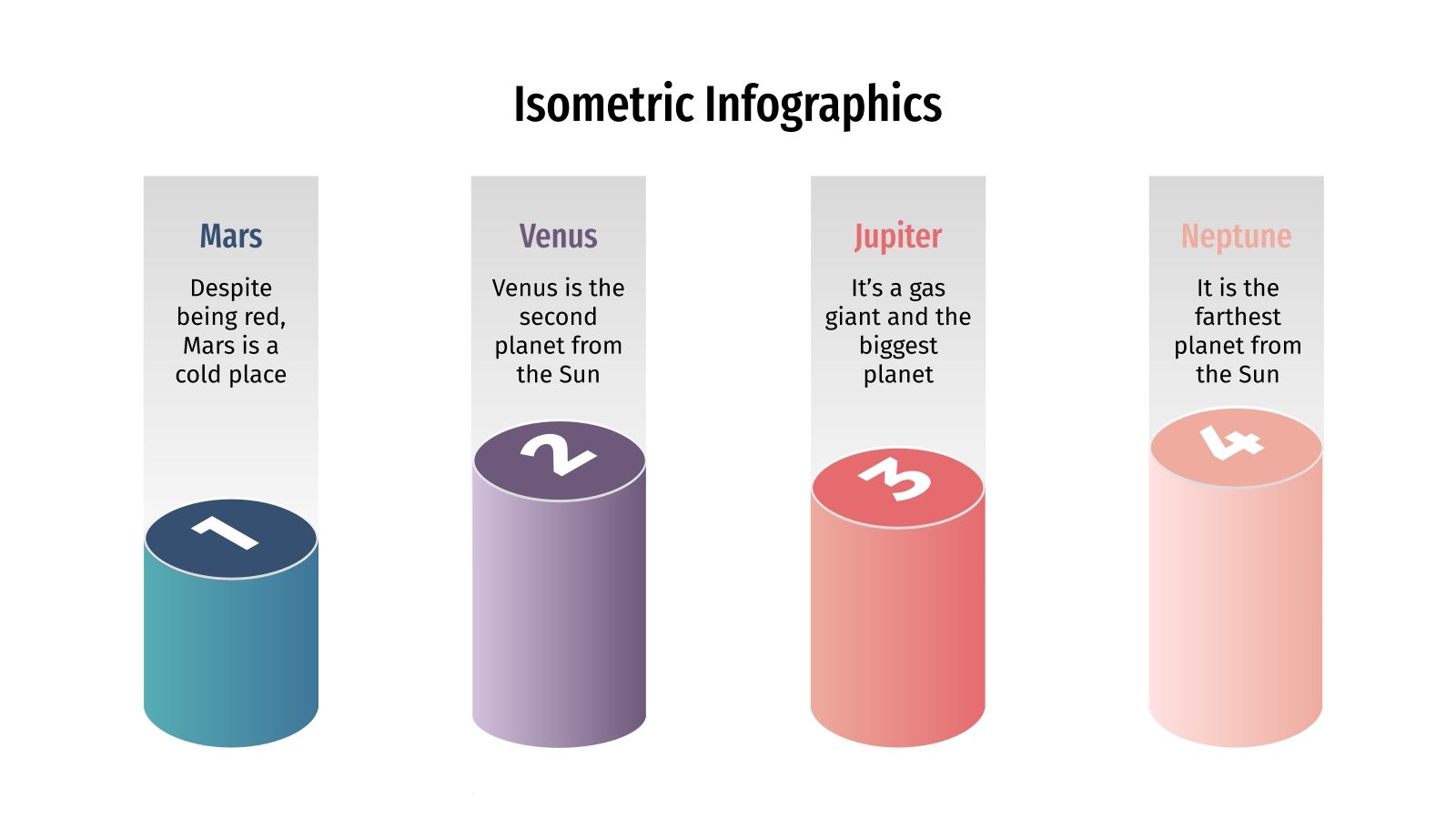 Isometric Infographics for Google Slides & PowerPoint
