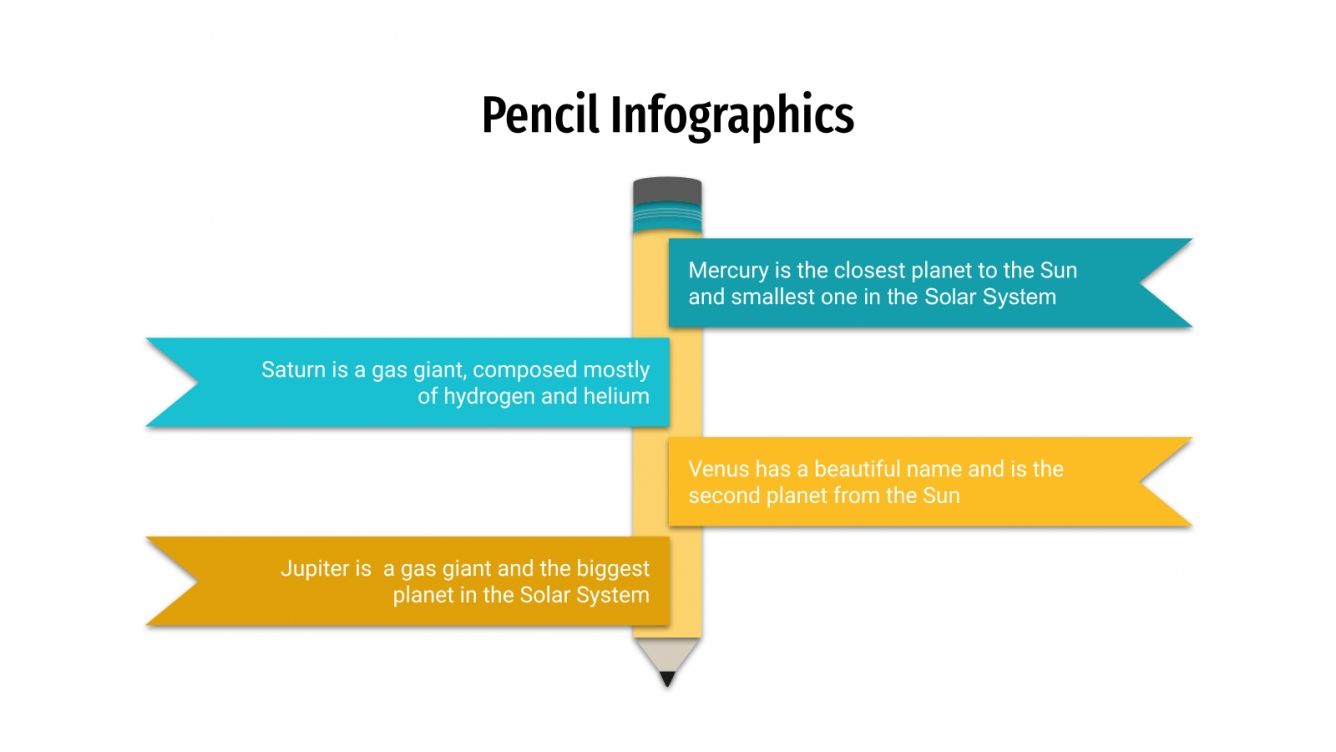 Pencil Infographics for Google Slides & PowerPoint