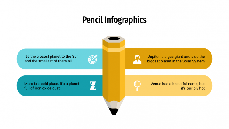 Pencil Infographics for Google Slides & PowerPoint