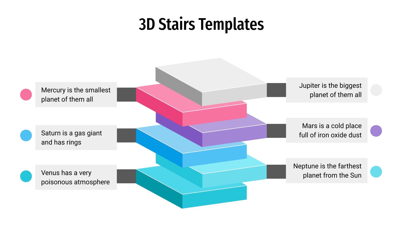3D Stairs Template for Google Slides & PowerPoint